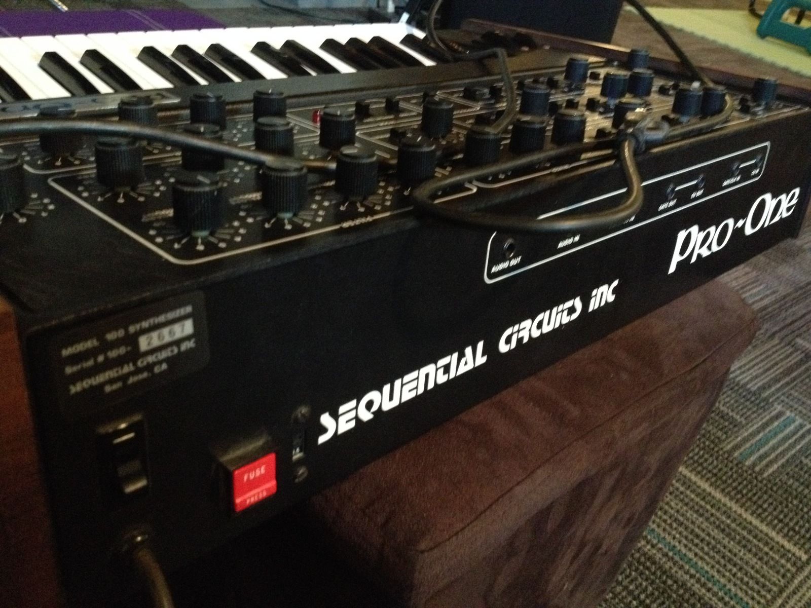 MATRIXSYNTH: Sequential Circuits Pro One Keyboard Synthesizer SN 2667