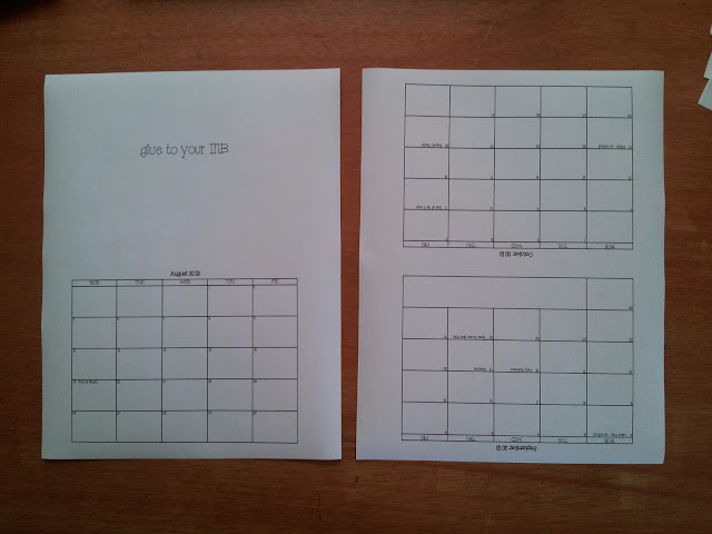 Math by Tori: Student INB Calendar