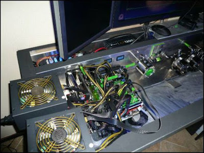 Fabuloso mod CPU/escritorio con anticongeante y luz negra | La Guarida Geek