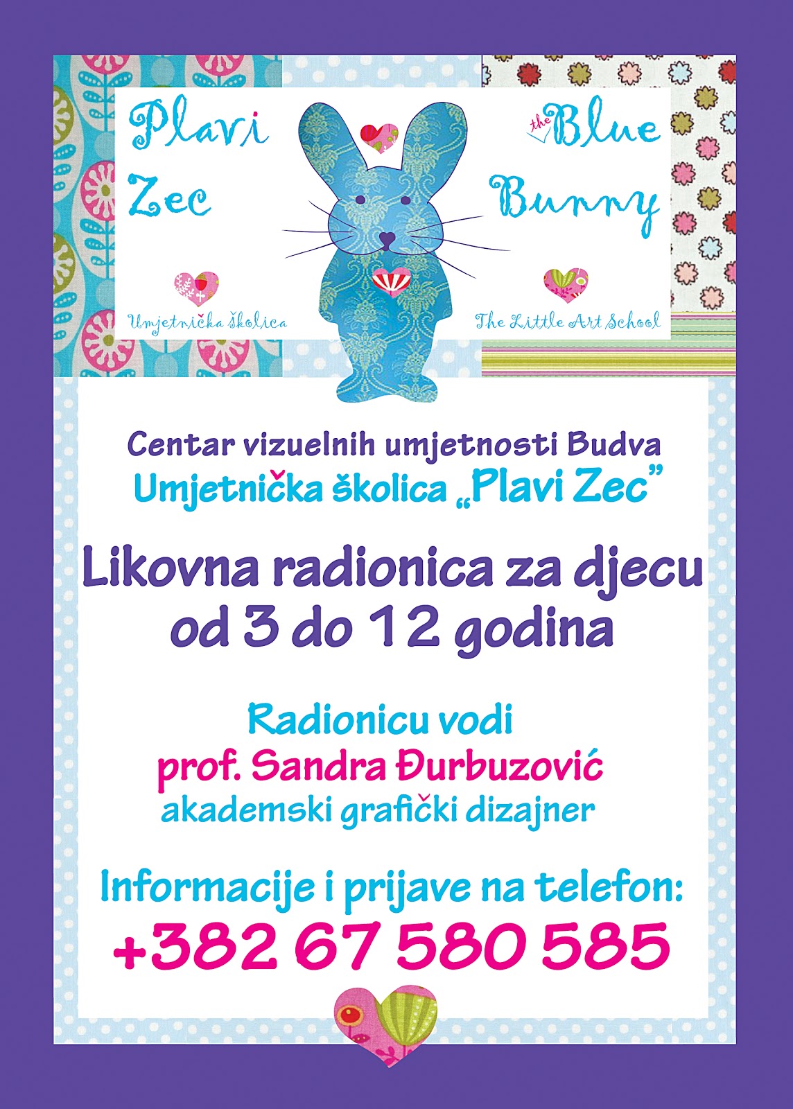 Umjetnicka skolica PLAVI ZEC: September 2011