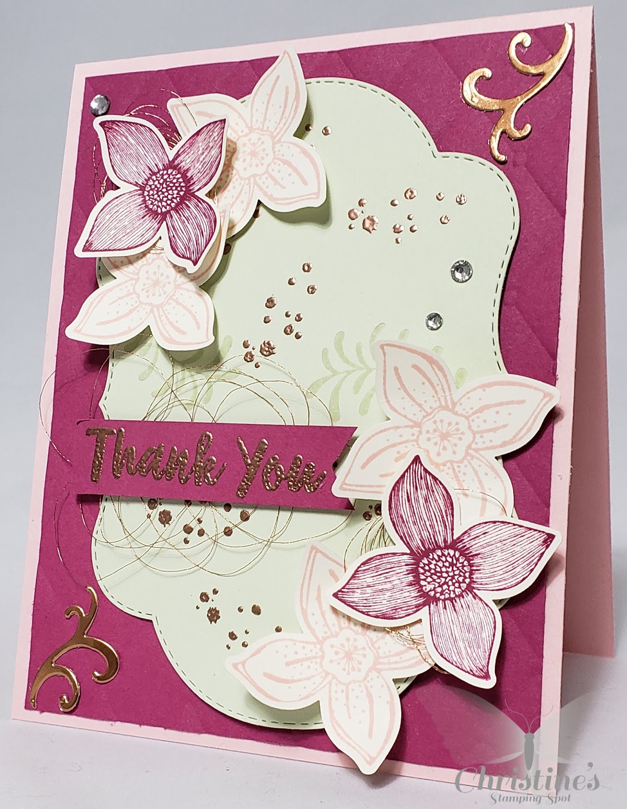 Christine's Stamping Spot: Creating a Beatiful, Vintage Looking Card ...