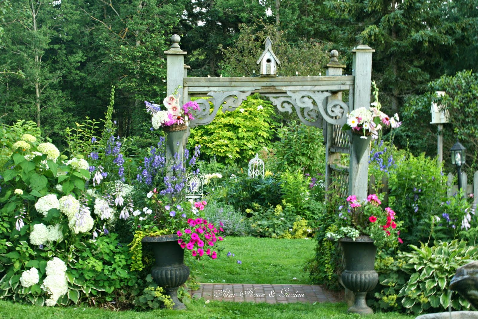 Aiken House & Gardens: Garden Arbors