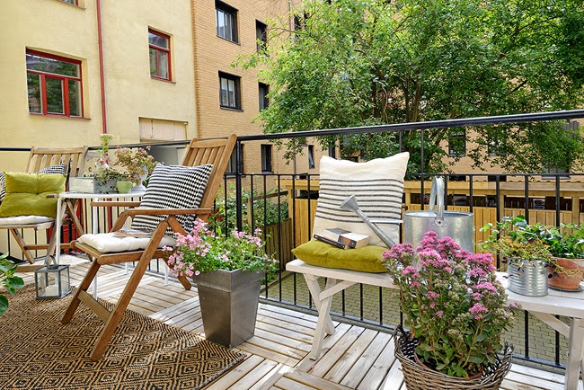 ESTILO RUSTICO: Balcones Rusticos Escandinavos I