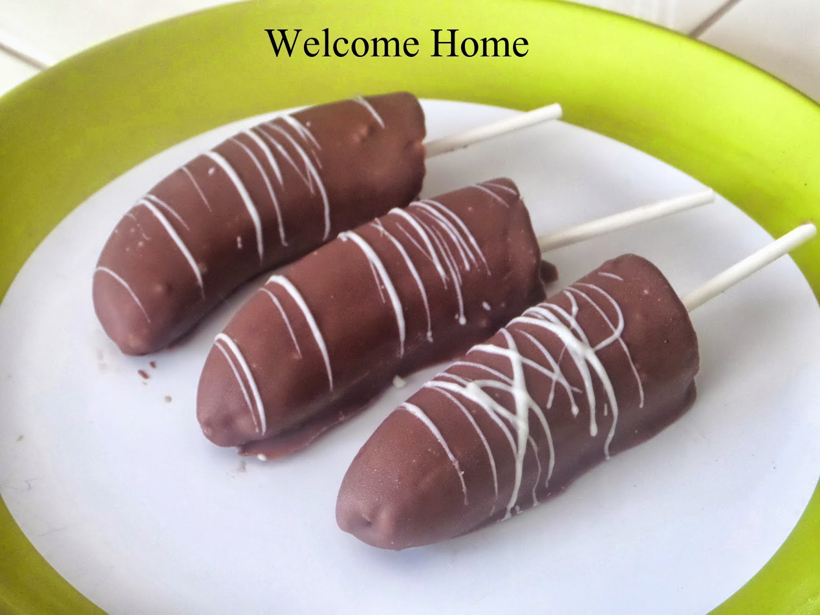 Welcome Home Blog: ♥ Chocolate Covered Bananas