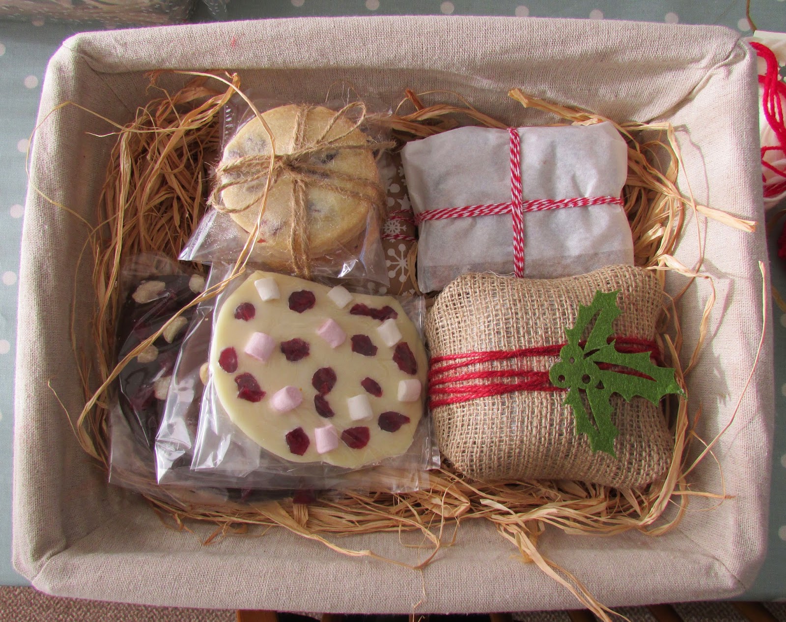 Made with love. . . just for you x: Christms Hampers