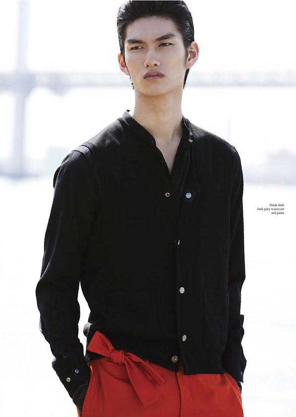 ASIAN MODELS BLOG: EDITORIAL: Ai Tominaga & Ryohei Yamada in (Hong Kong) Esquire, October 2011