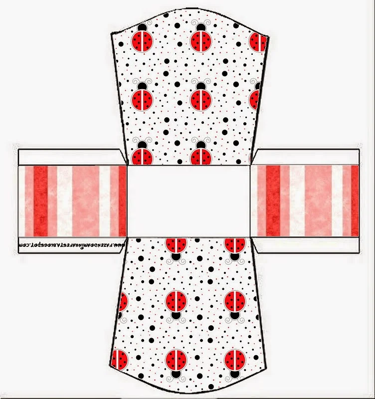 Sweet Ladybugs and Polka Dots: Free Printable Boxes. - Oh My Fiesta! in ...