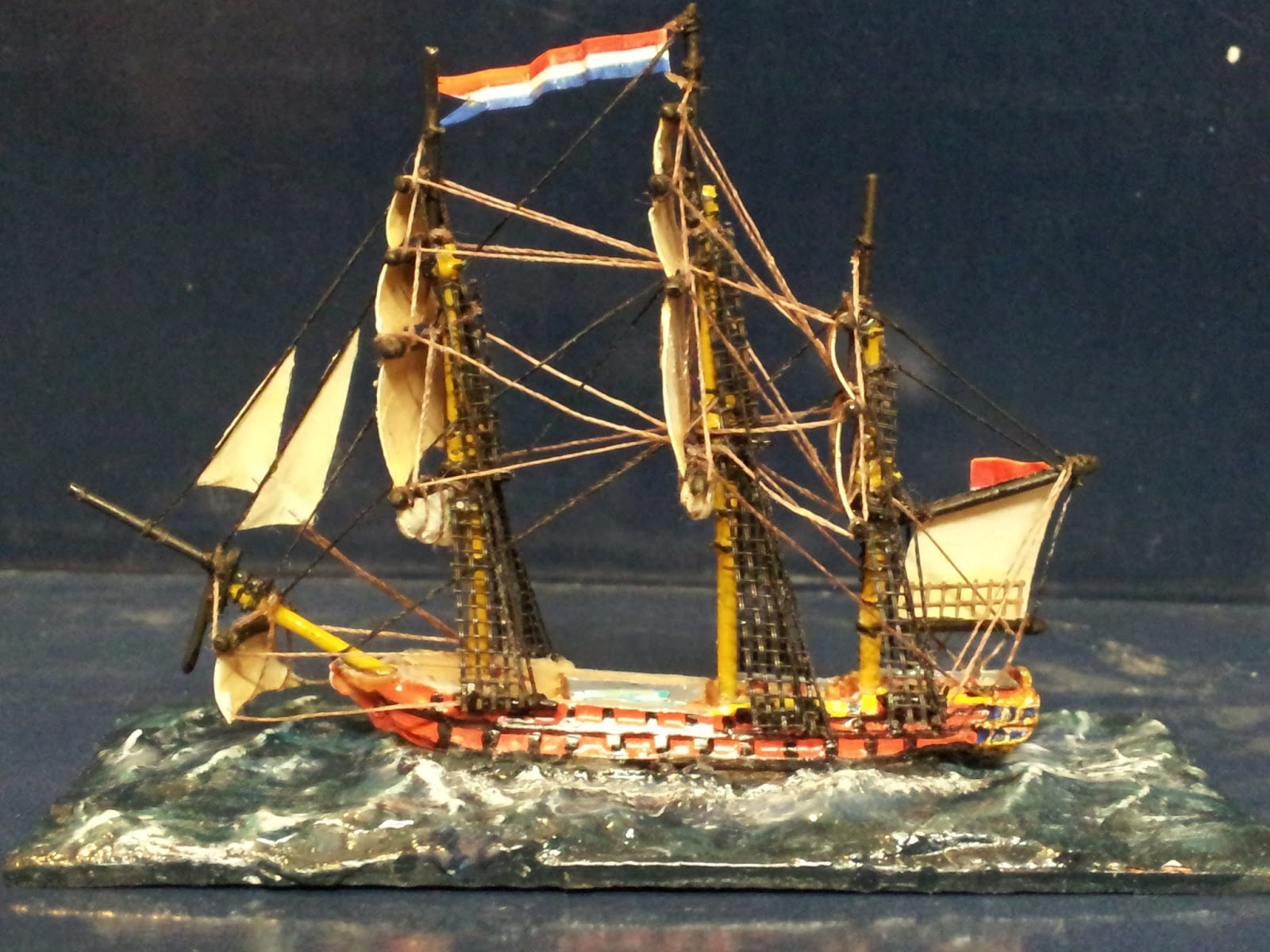A Miniatures Hobby Room: Navwar Dutch 64 Gun Finished