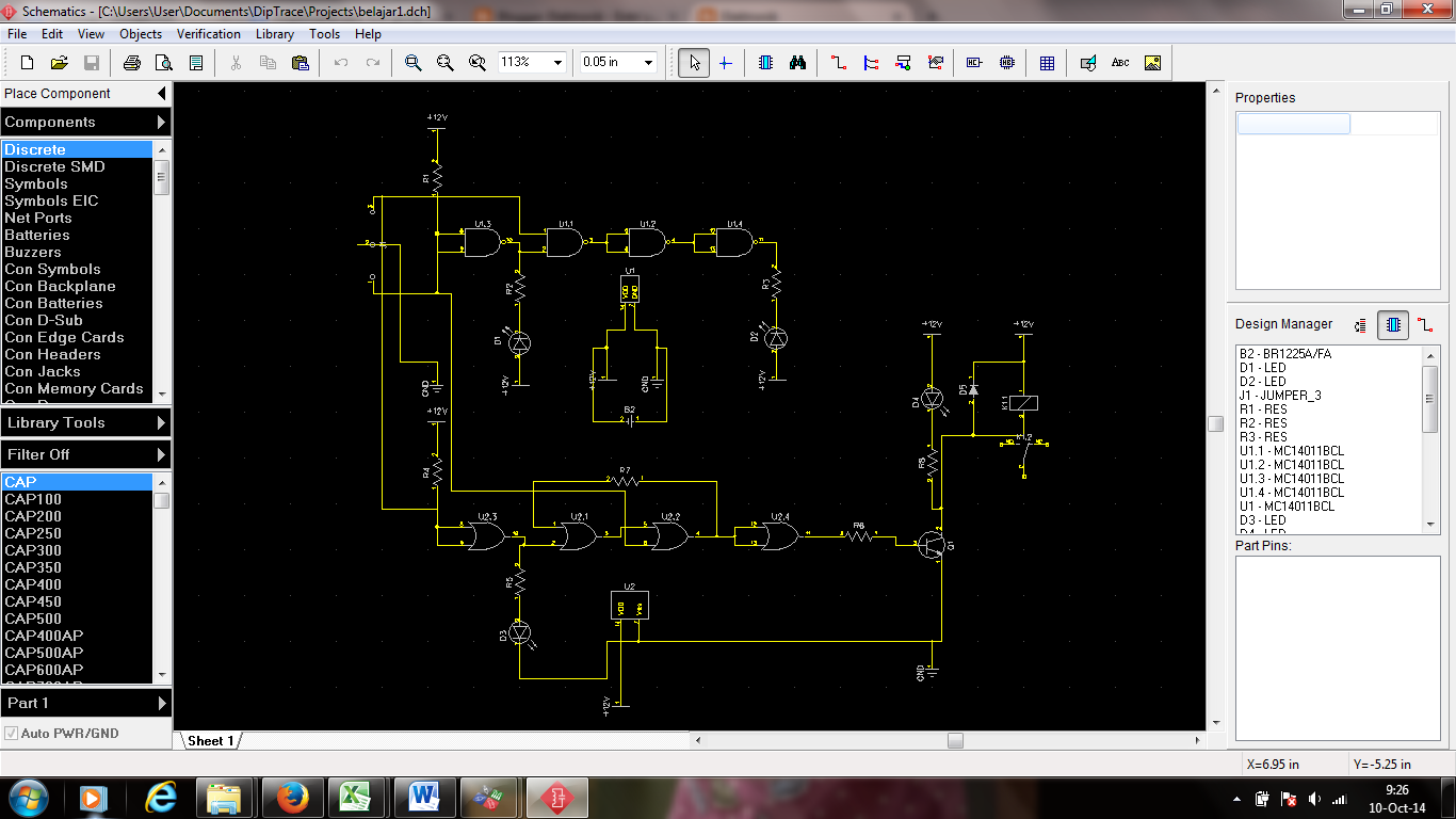 Elektronik: Desain PCB mudah dengan Software DipTrace