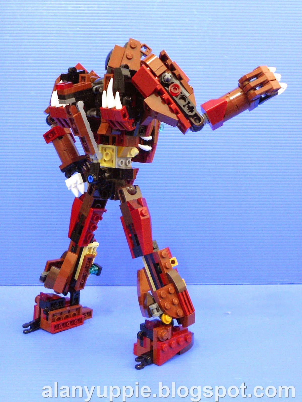 Alanyuppie's LEGO Transformers: LEGO Beast Wars Dinobot Part 2: Robot mode