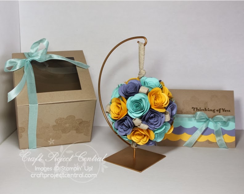 Dani's Thoughtful Corner: Craft Project Central- Spring Flower Ball ...