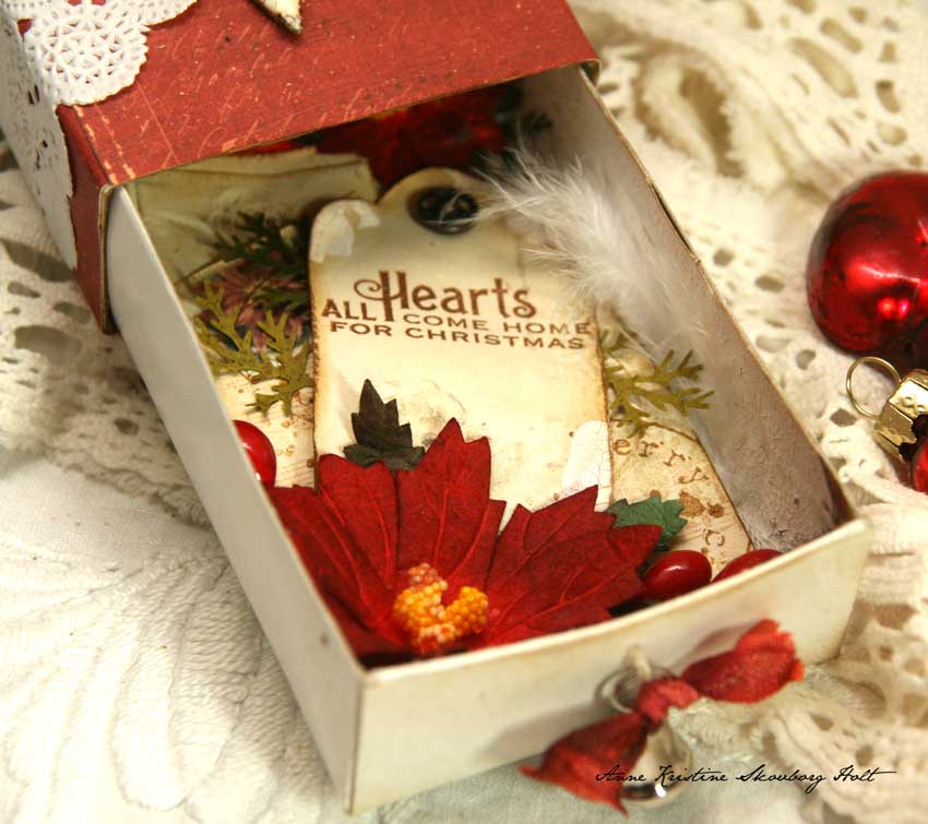 Wild Orchid Crafts: Christmas box.