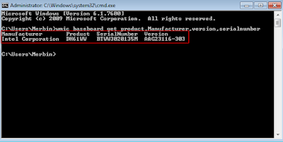 How to find motherboard model, version and serial number?
