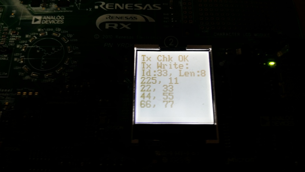 Renesas RX62N YRDKRX62N: PRACTICA # 19 CAN BUS