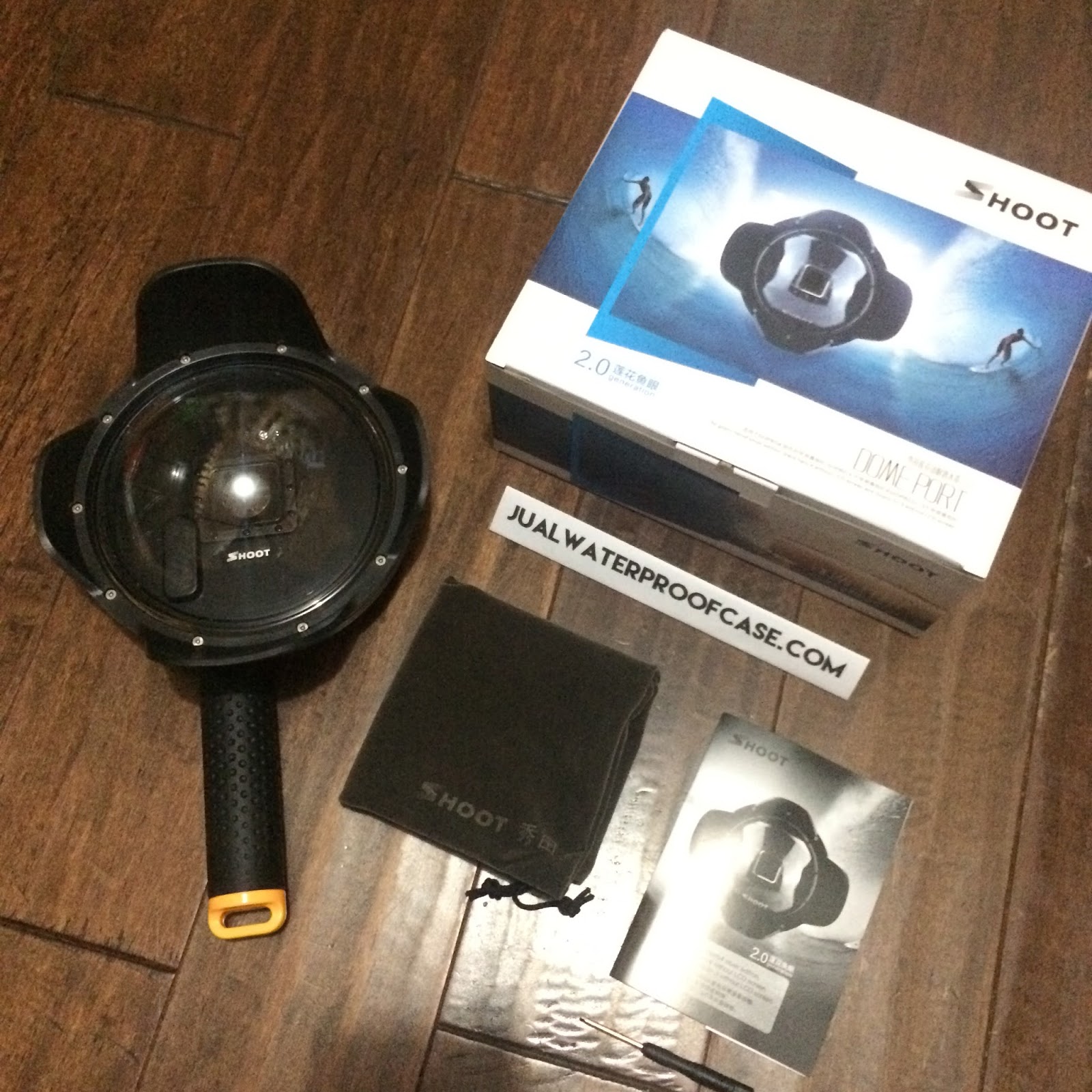 Jual Dome Port GoPro Hero 3+/4 SHOOT Original 2.0 Generation ...