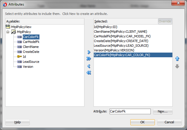 Kamil Krasowskis Blog: data model versioning in time using Oracle ADF 12c