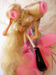 Crafty Crone's Grown-up Beauty: Barbie says no to tress stress