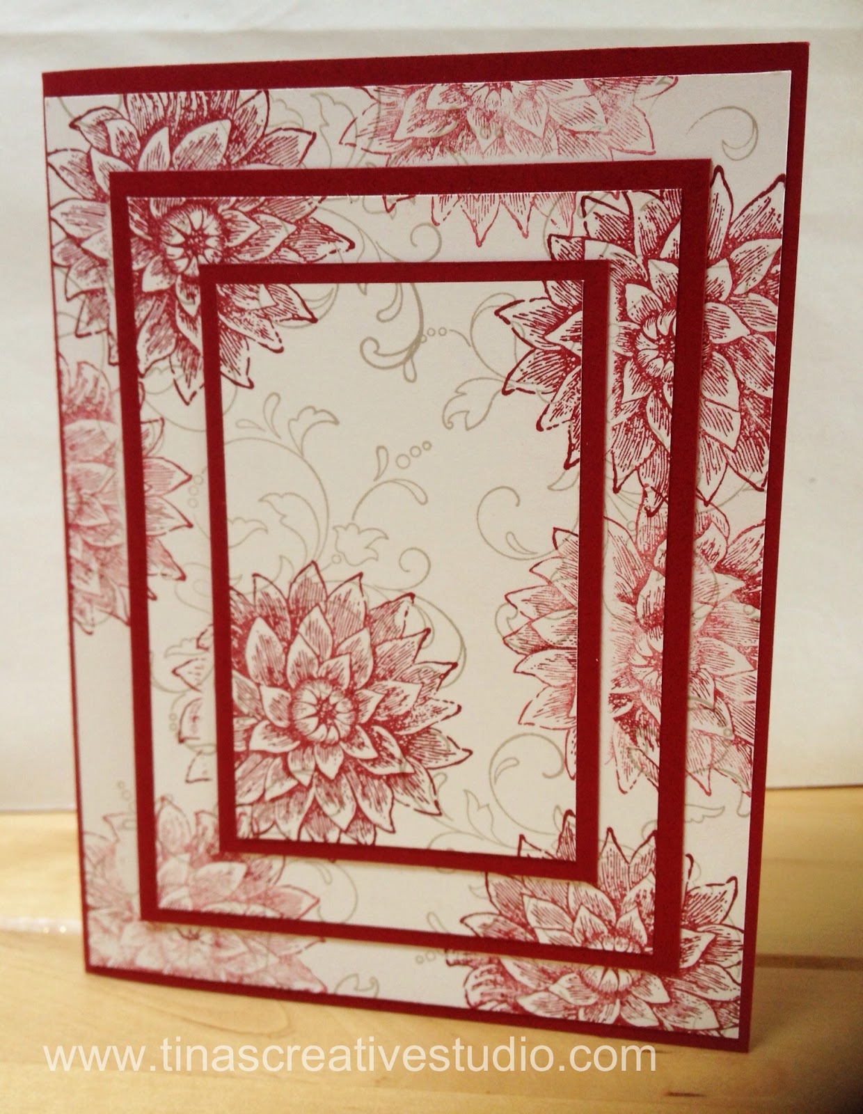 Triple Layer Card take 3 - Tina's Creative Studio