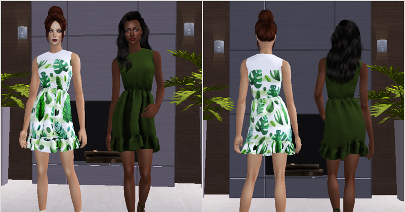 Rafaela Sims: ELLY DRESS (NEW MESH) - THE SIMS 2