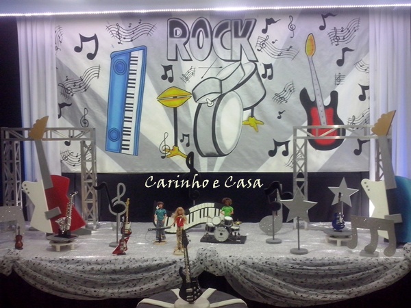 Carinho e casa: Festa com tema Rock'n Roll