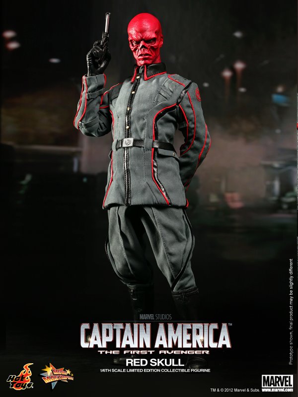 toyhaven: Hot Toys 1/6 Red Skull 12-inch figure from "Captain America ...