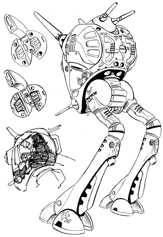 THE TACTICAL BATTLE POD ~ Heroes of Robotech