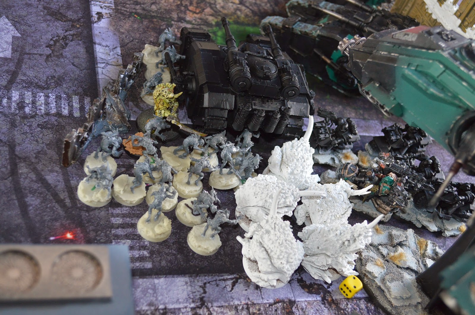 40k Brawl! Spawn over-run! Sons of Horhey Vs Chaos Emperors Will, Purge ...