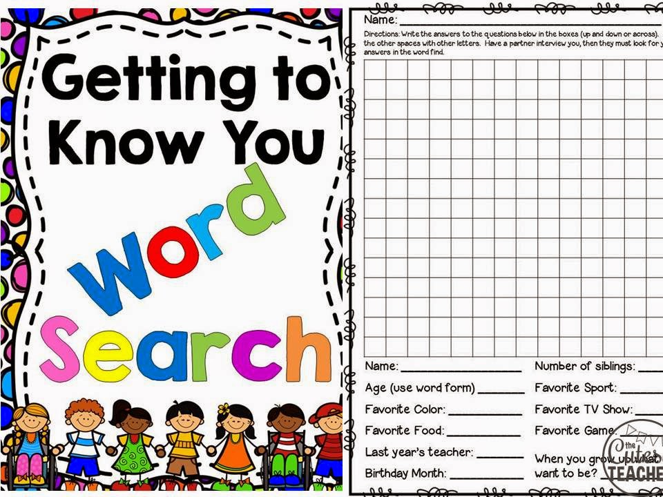 The Cutesy Teacher: Back to School Blog Hop