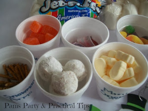 Pams Party & Practical Tips: Its a Snowman-Snow Day Party