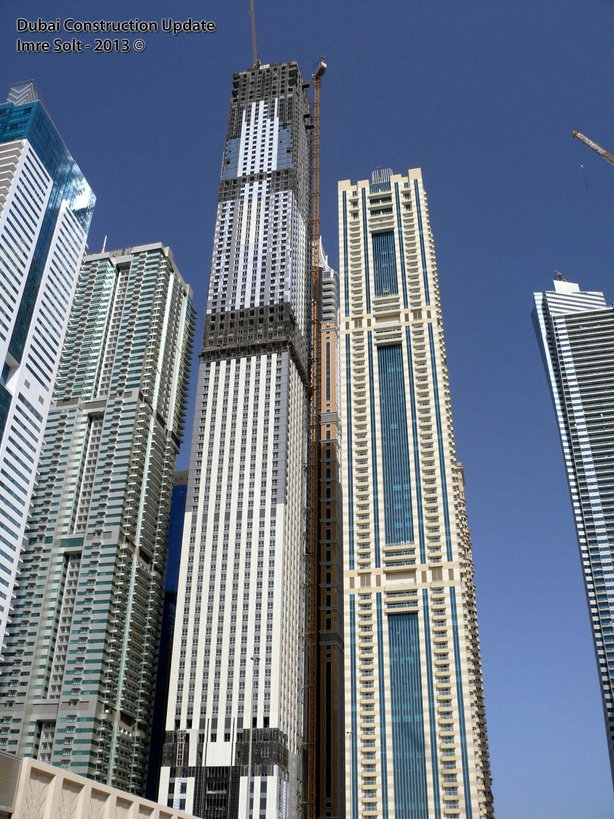 Dubai Constructions Update by Imre Solt: Marina 101 Tower construction ...