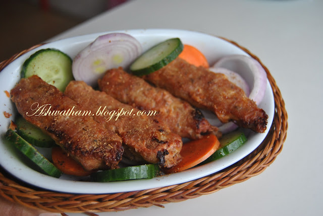 Ashwatham: Chicken Sheek Kebab
