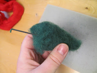 Make @ Atelier: TUTORIAL: tiny needle felted Christmas trees