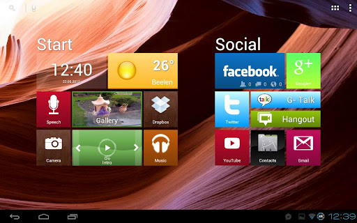indra: Metro Ui HD Widget Tile Win 8 ~ Android App Download Free