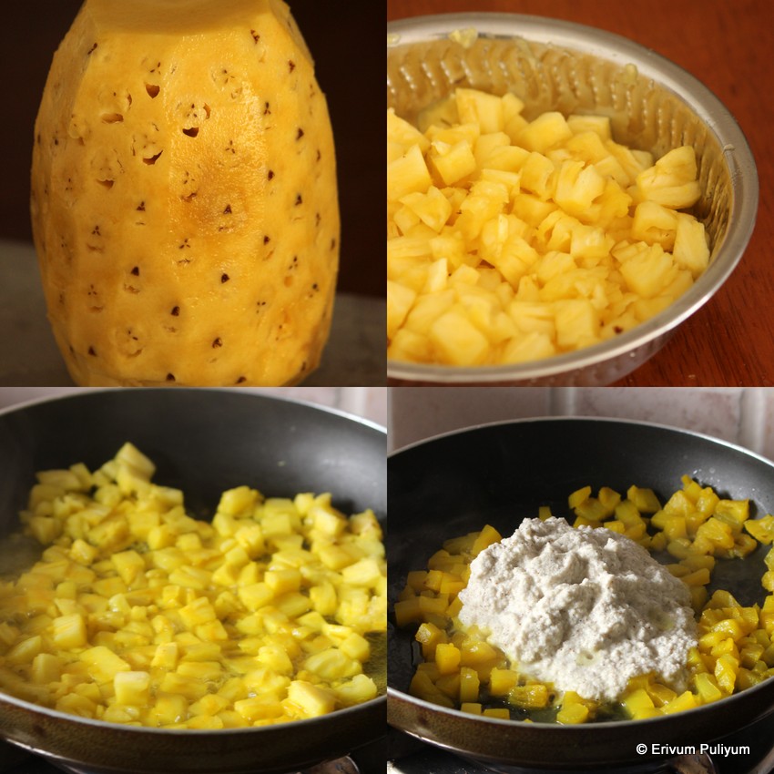 Erivum Puliyum: Pineapple Pachadi | Sadya Dish