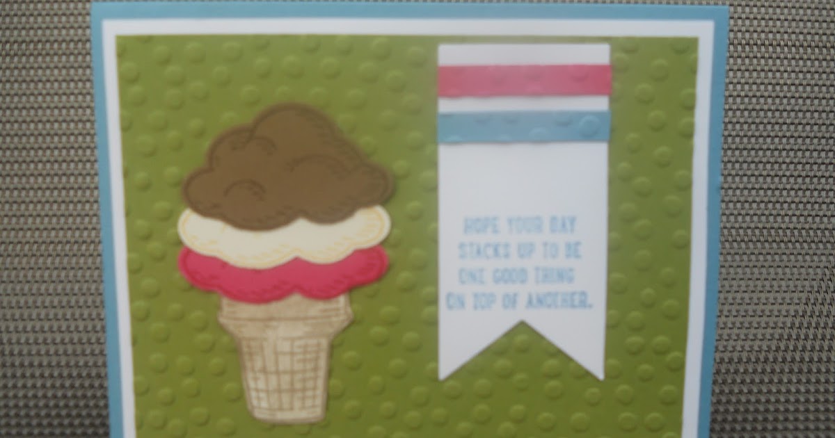 Stamp With Anna Sprinkles Of Life Ice Cream Cone