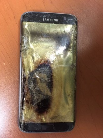 Galaxy S7 explode nos Estados Unidos