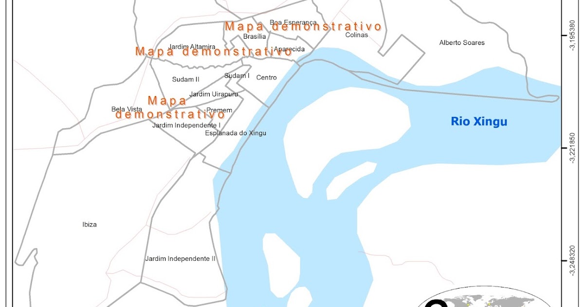 Geografia e Cartografia Digital: Mapas de Altamira/PA (Acadêmicos)