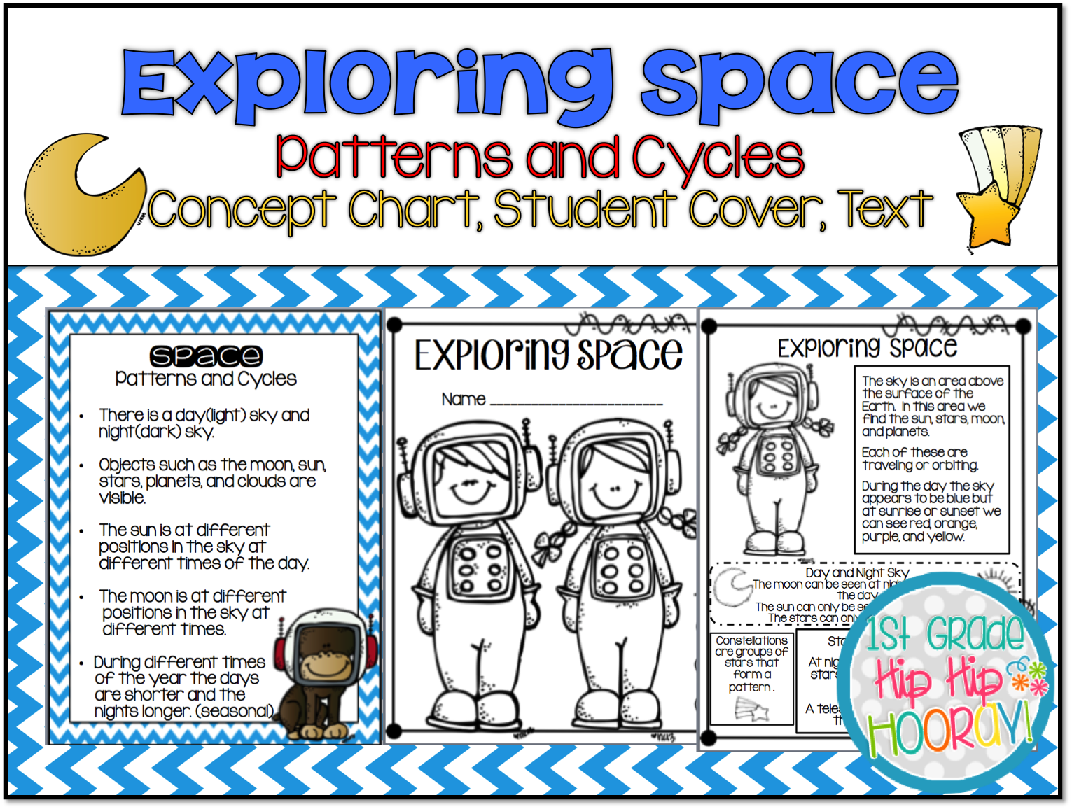 1st Grade Hip Hip Hooray!: Exploring Space...Patterns and Cycles