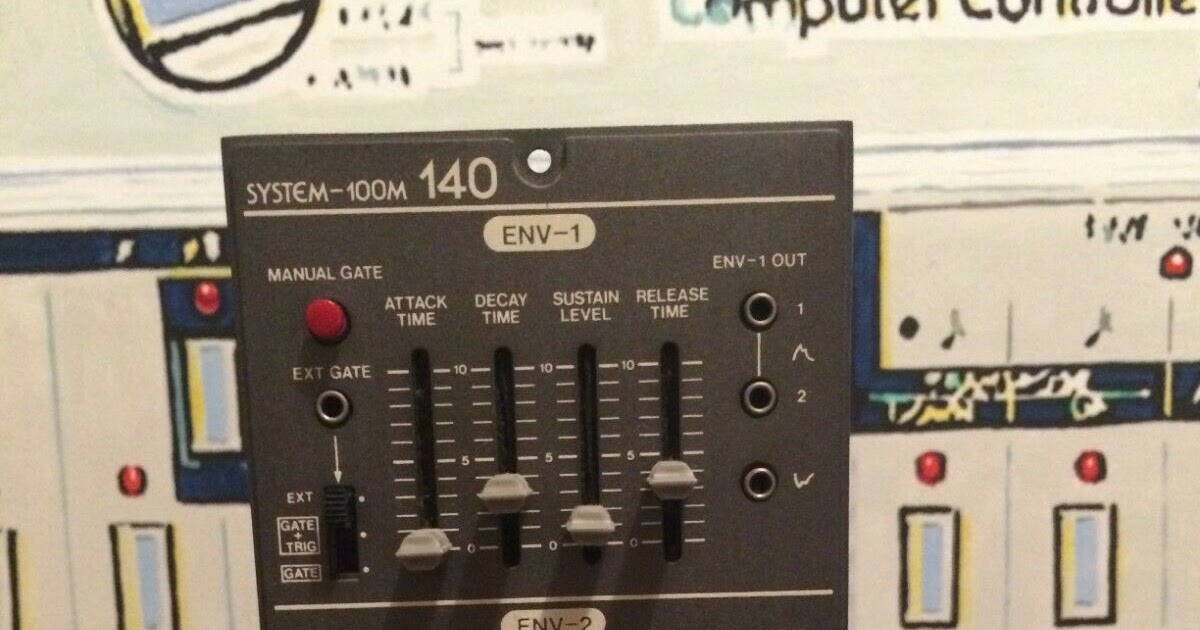 MATRIXSYNTH: Roland 100m 140 2ENV-LFO SN 294128