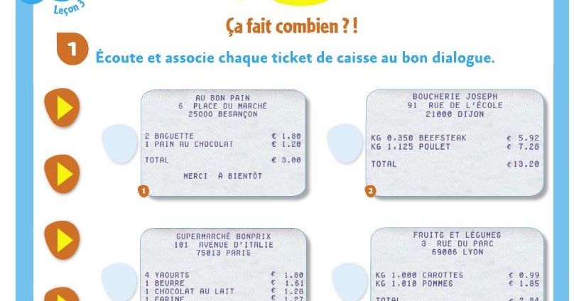 Le blog de français à Sierra Bermeja : Ça fait combien?