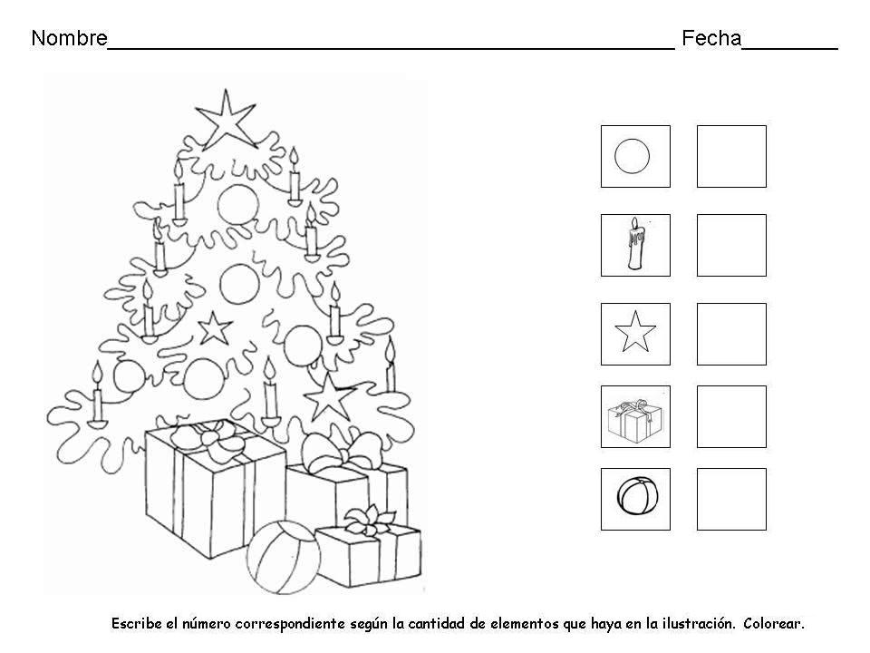 RECURSOS y ACTIVIDADES para Educación Infantil: Los números en NAVIDAD