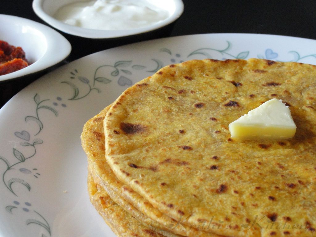 Krithi's Kitchen: Sweet Potato Paratha | Roti Paratha Recipes