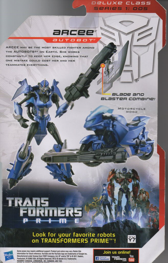 Transformers Prime Arcee Toy