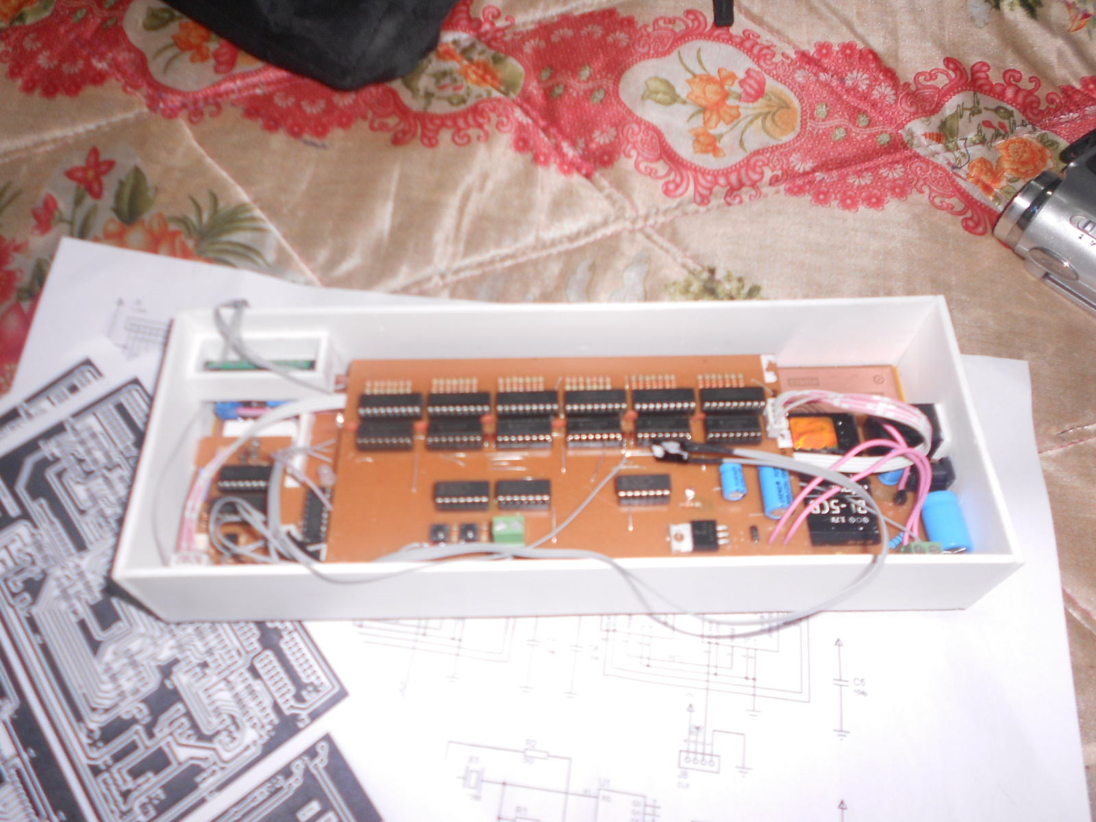 Digital Clock using CD 40110