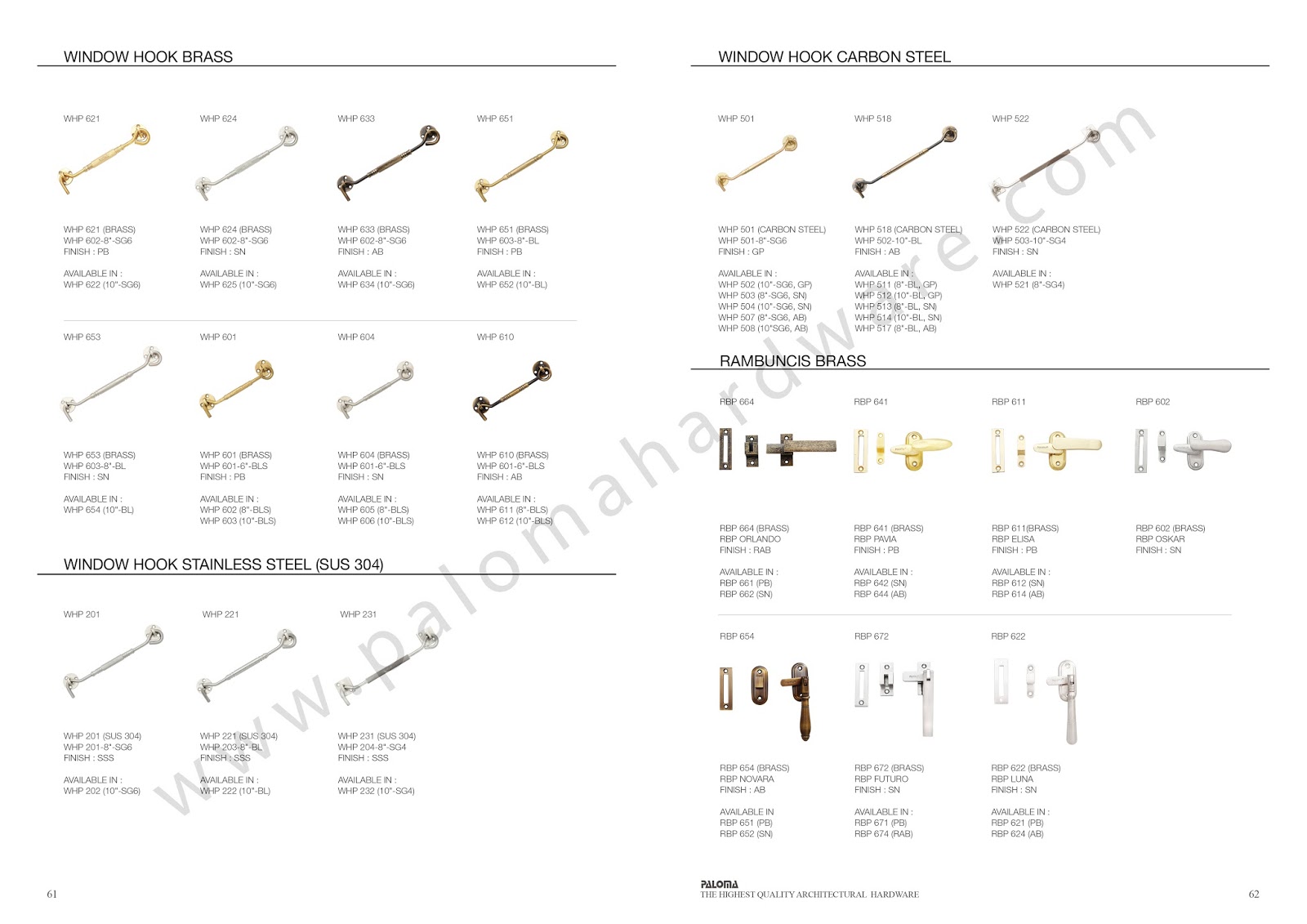 Paloma Hardware Official Blog: PALOMA: Produk Kunci, Handle, Engsel dan ...