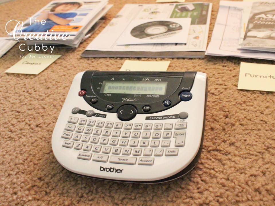 The Creative Cubby: Household Manuals Organizer