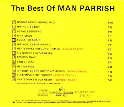 RETRO DISCO HI-NRG: Man Parrish - The Best Of Man Parrish (Album) 1991 ...