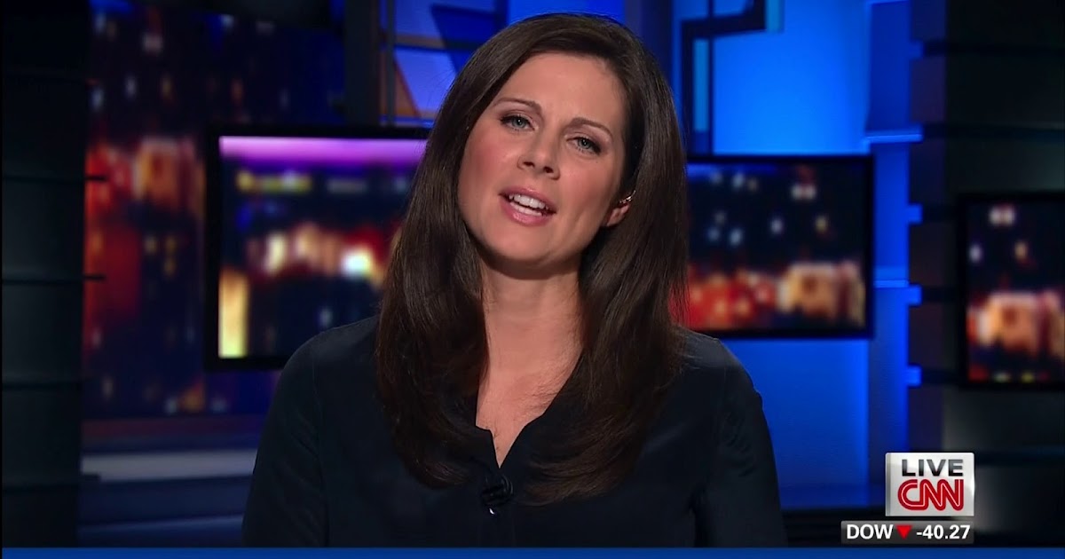 Ladies in Satin Blouses: erin burnett - black blouse
