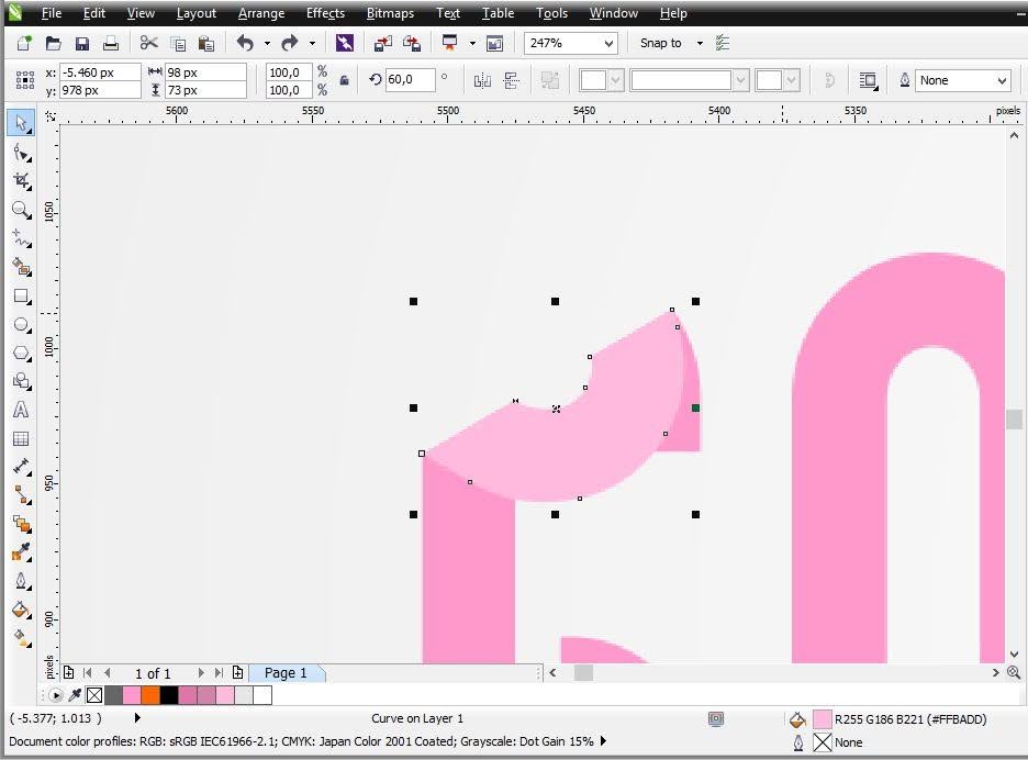 CorelDRAW Tutorial - Folding Paper Text Effect - Galih Gasendra