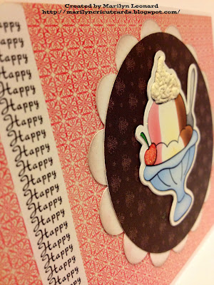 ~ Marilyn's Cricut Cards ~: Ice Cream Sundae Card